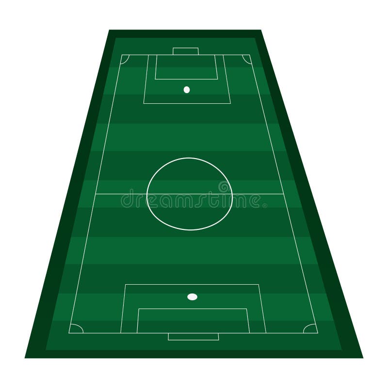 Vertical football field stock illustration. Illustration of goal - 73306228