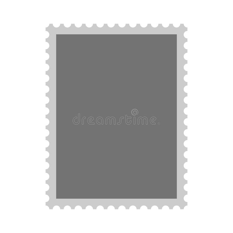 Vertical Postage Stamp Border Vector Stock Vector - Illustration of ...