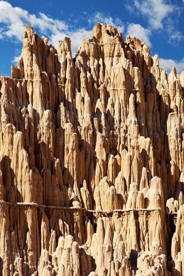 Vertical Formations in Nevada Stock Image - Image of sunset, formation ...