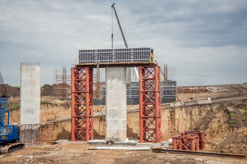 Vertical formwork boards stock photo. Image of system - 253735244