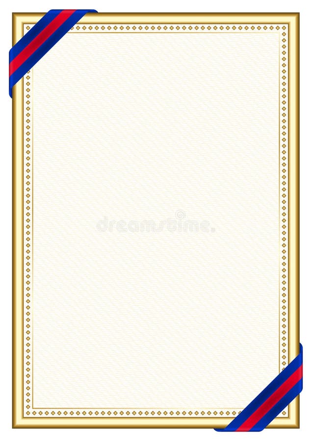 Vertical Frame and Border with Cambodia Flag Stock Vector ...