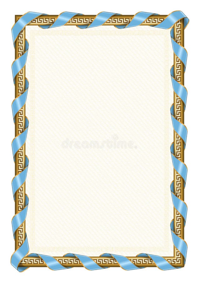 Vertical Frame and Border with Fiji Flag Stock Vector - Illustration of ...