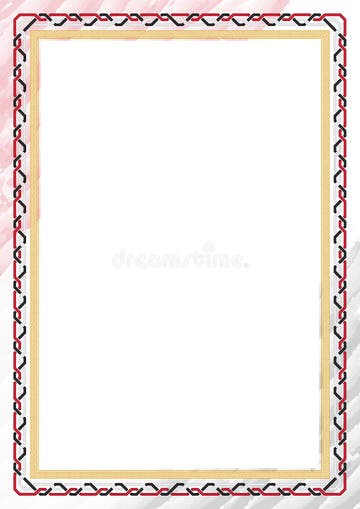 Vertical Frame and Border with Iraq Flag Stock Vector - Illustration of ...