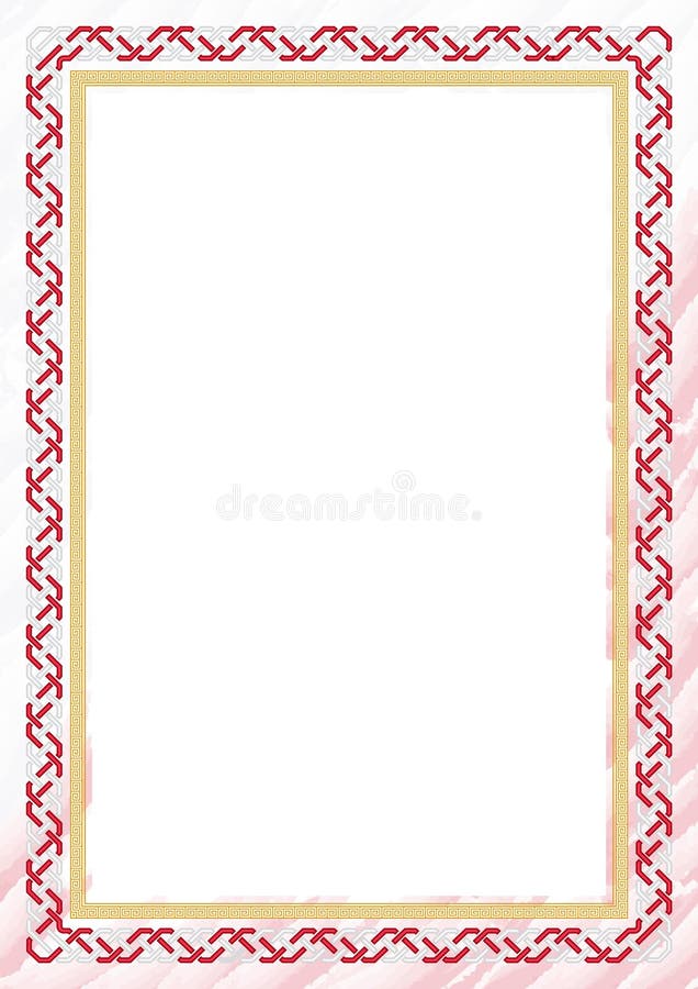 Vertical Frame and Border with Malta Flag Stock Illustration ...
