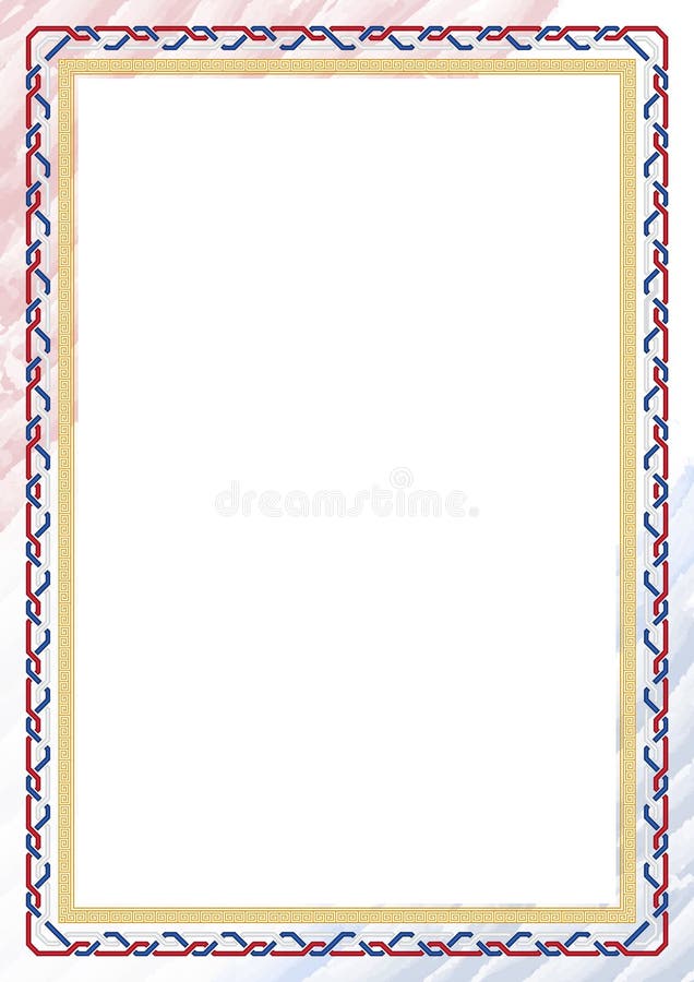 Vertical Frame and Border with Netherlands Flag Stock Vector ...