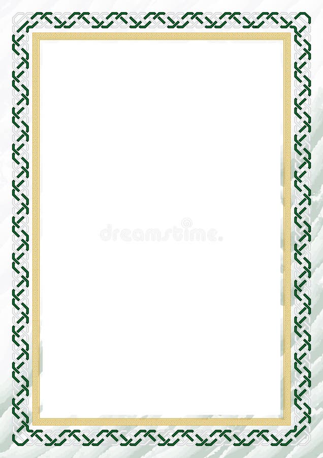 Vertical Frame and Border with Pakistan Flag Stock Vector ...