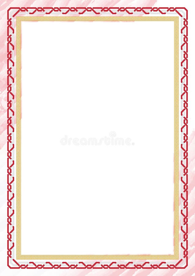 Vertical Frame and Border with Peru Flag Stock Illustration ...