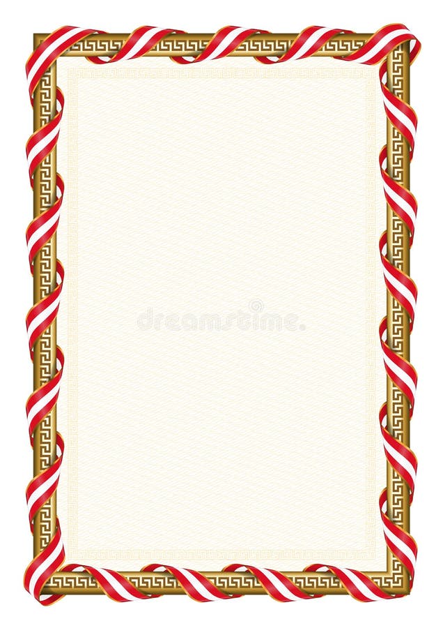 Vertical Frame and Border with Peru Flag Stock Vector - Illustration of ...