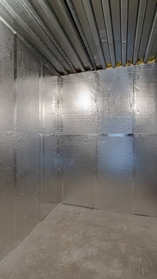 Vertical Frame Internal Cold Room in a Residential House Stock Image ...