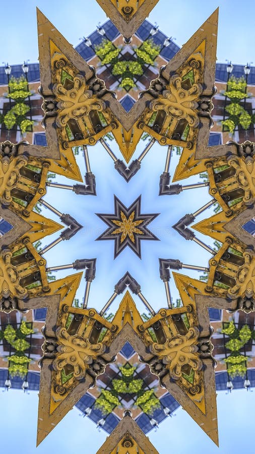 Vertical Frame Tractor Arm Made into a Decorative Design Stock ...