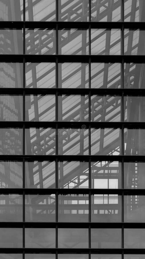 Vertical Front Shot of a Skyscraper Windows with an Inside View, San ...