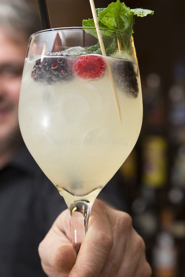 Vertical fruit cocktail stock photo. Image of bubbles - 147803550