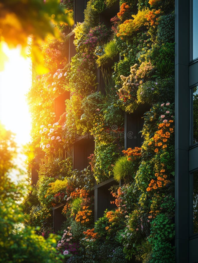 Vertical Garden Transforms Skyscraper Facade into Vibrant Living Art ...