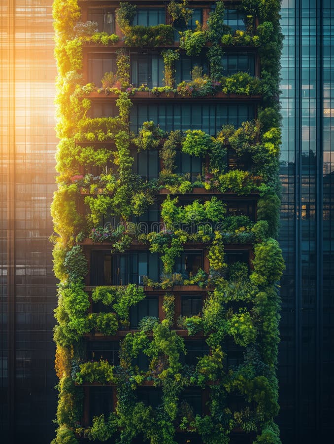 Vertical Garden Transforms Skyscraper Facade into Vibrant Living Art ...