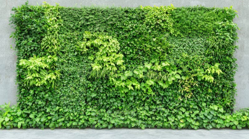 Vertical Garden Wall stock photo. Image of thriving - 374170070