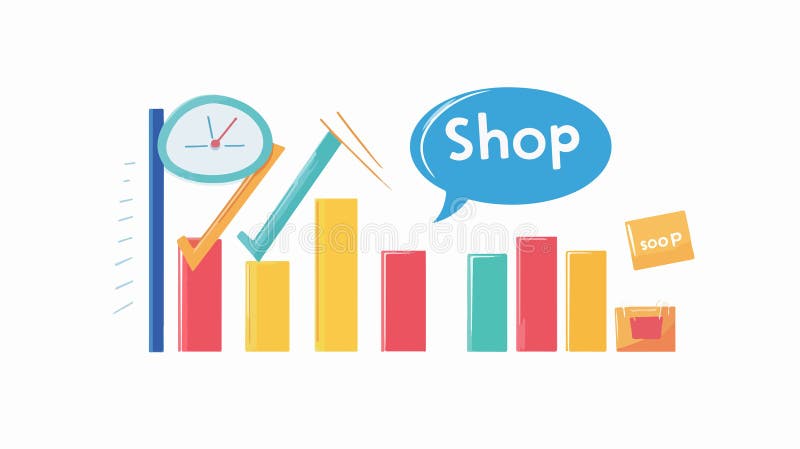 Vertical Gauge with Labeled Buffer Next To a Bar Chart Stock Vector ...
