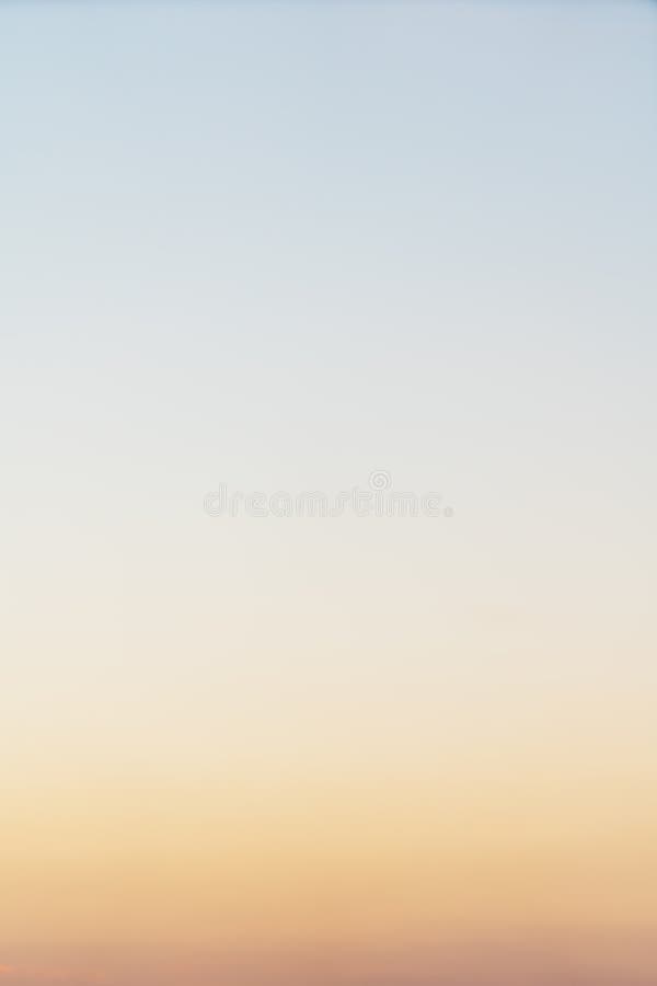 Vertical Gradient Summer Sunset Sky Stock Image - Image of scene ...