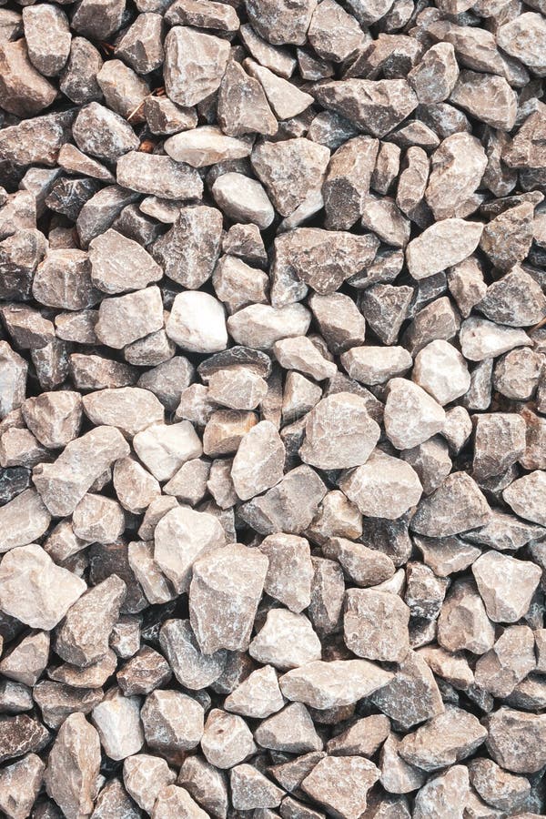 Gravel Texture. Pebble Stone Background. Light Grey Closeup Small Rocks ...