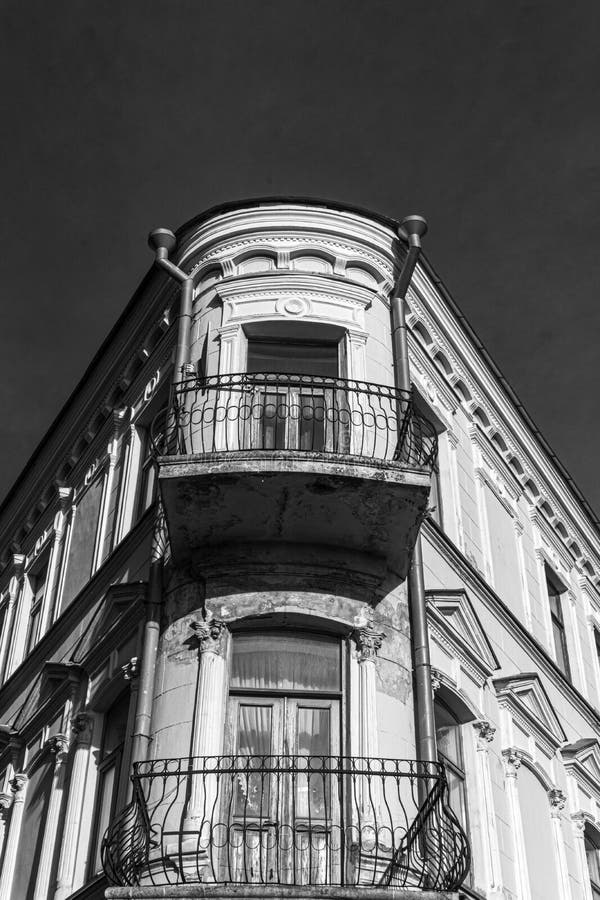 Vertical Grayscale of a City Building Architecture Stock Photo - Image ...