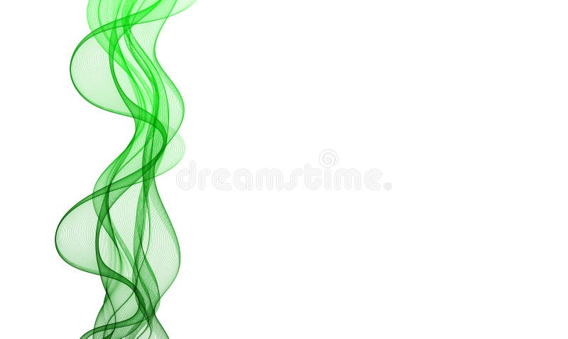 Vertical Green Lines of Transparent Wave, Abstract Background, Design ...