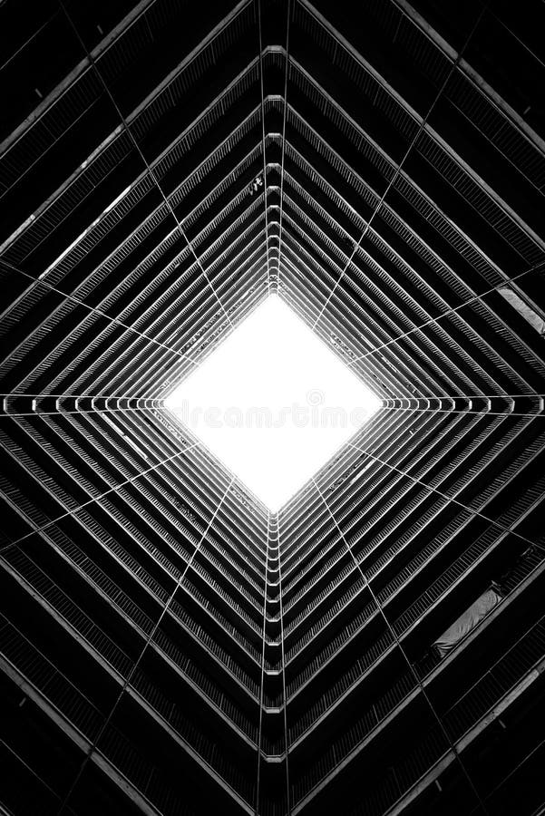 Vertical Greyscale Low Angle Shot of the Light Coming through the ...