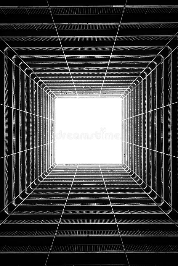 Vertical Greyscale Low Angle Shot of the Light Coming through the ...