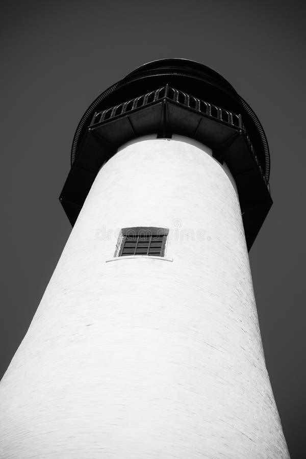 Vertical Greyscale Shot of a Lighthouse in Cuba Stock Photo - Image of ...