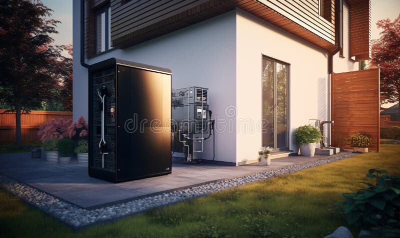 Vertical Ground Source Heat Pump System for Heating Home with ...