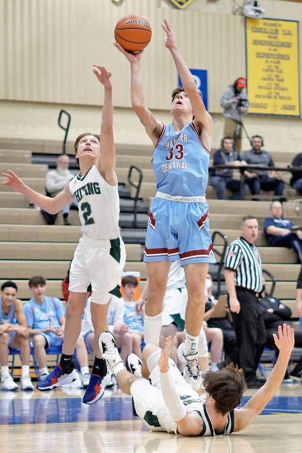 Vertical of the Hanover Central and Whiting Competing during a High ...