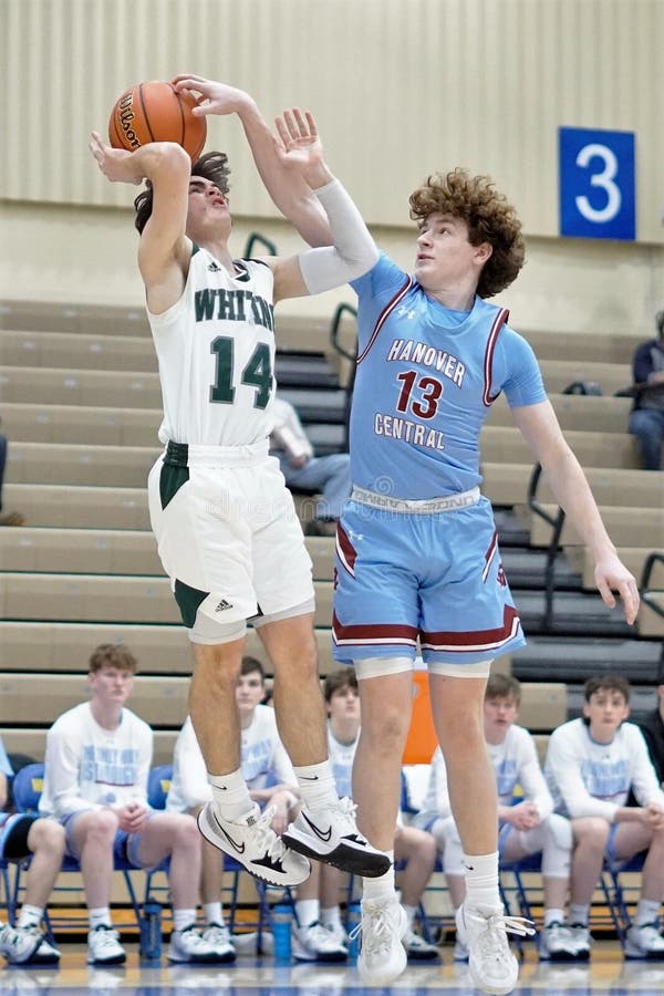 Vertical of the Hanover Central and Whiting Competing during a High ...