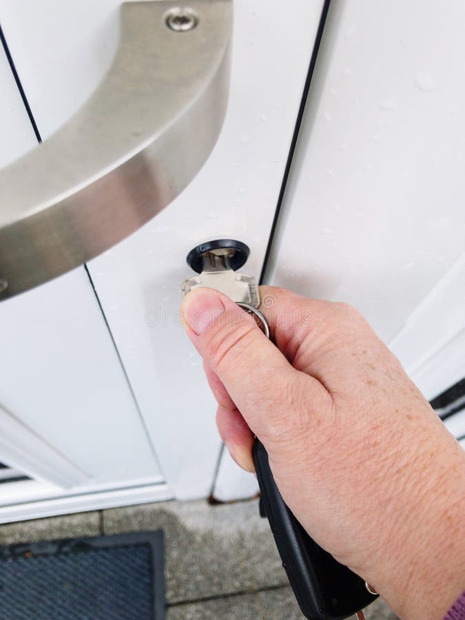 Person Unlocking Keycard Door Lock Stock Image - Image of white, hotel ...