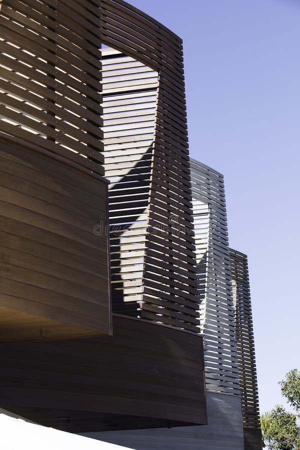 Architecture Of A Vertical Building. Stock Photo - Image of shiny ...