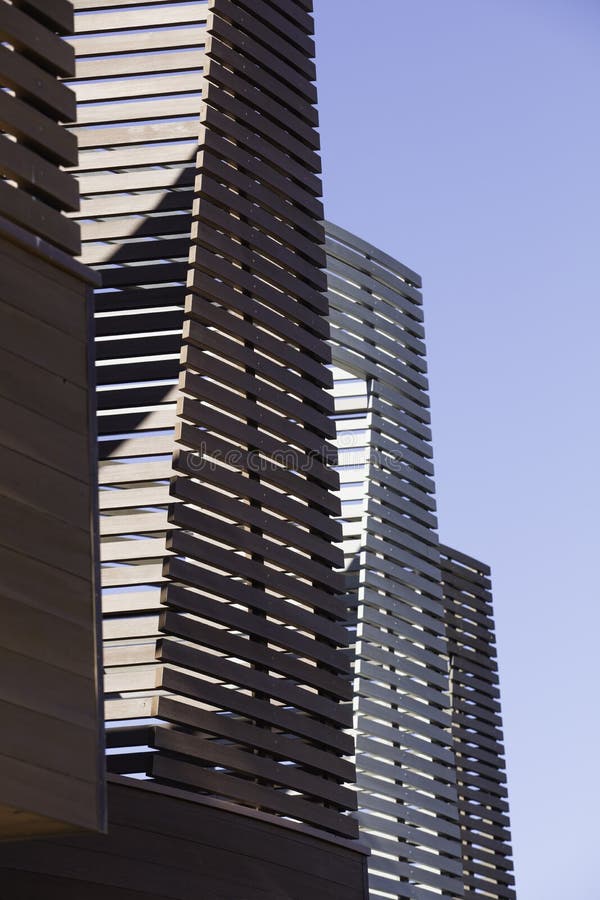 Vertical and Horizontal Line Details in Architecture on a Building ...