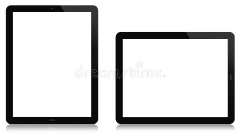 Vertical and Horizontal Tablet Stock Photo - Image of technology, copy ...