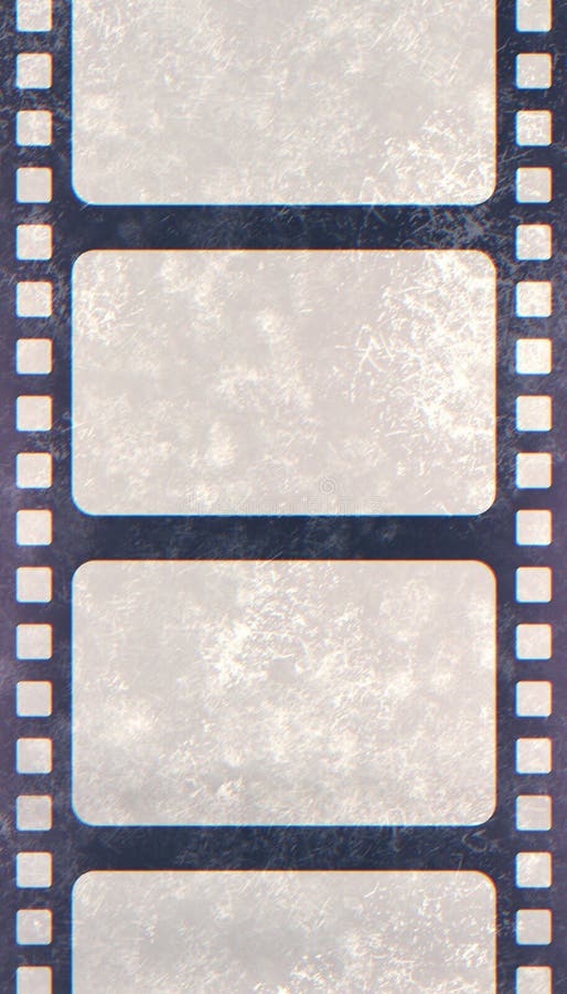Vertical Illustation of a Filmstrip Stock Illustration - Illustration ...