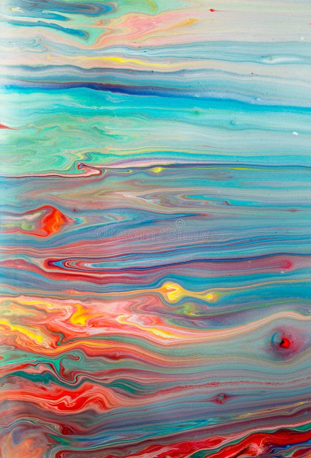 Vertical Illustration of Colorful Vibrant Art Patterns and Textures ...