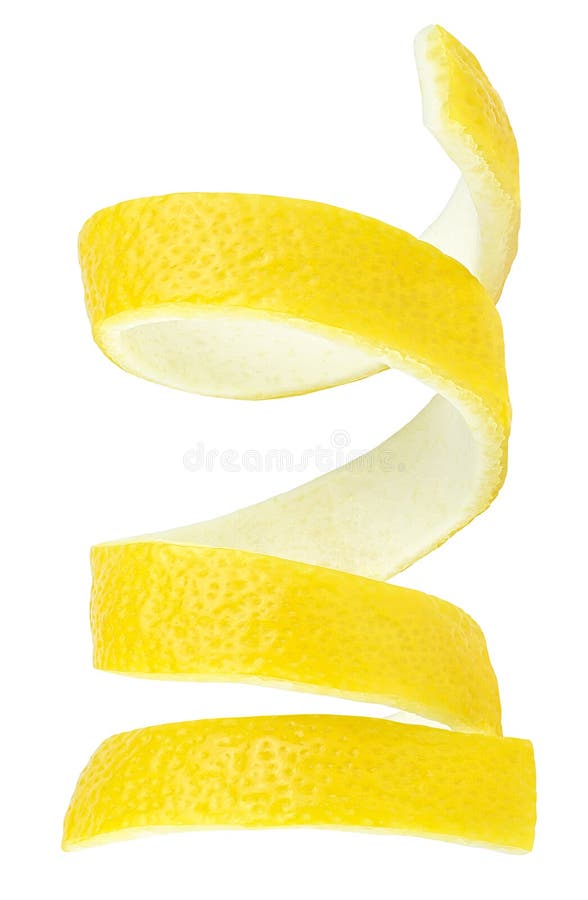 Lemon Fruit Isolated on White Background - Lemon Slice, Zest of Lemon ...