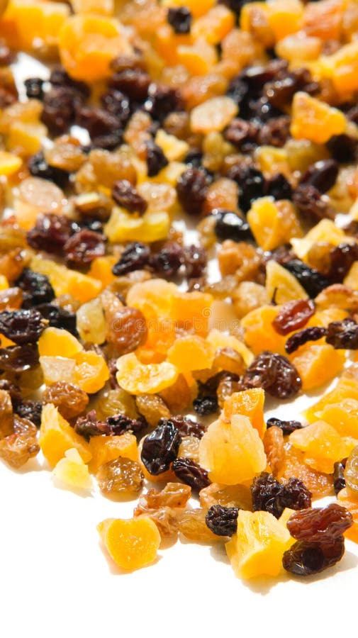 Vertical Image of Isolated Dried Fruits Stock Image - Image of dessert ...