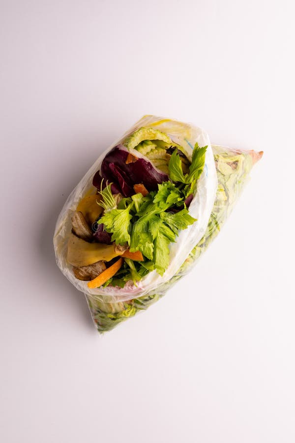 Vertical Image of Organic Fruit and Vegetable Waste in Kitchen ...