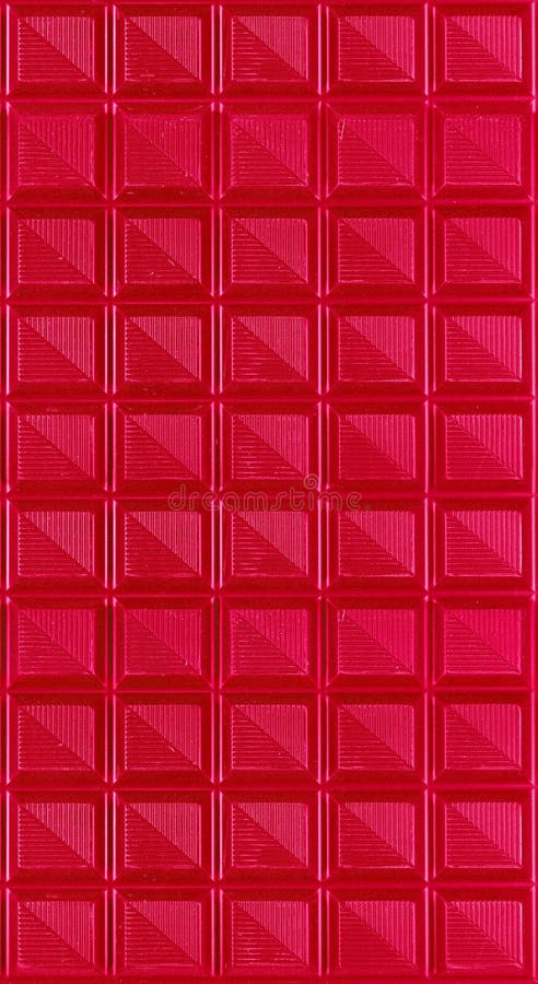 Vertical Image of Pop Art Surreal Style Red Colored Chocolate Bars ...