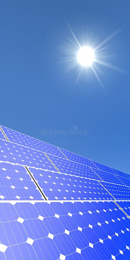 Vertical Solar Panel Pattern Stock Vector - Illustration of energy ...