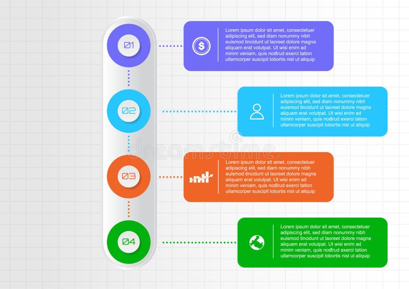Vertical Infographic Element Vector Design Stock Vector - Illustration ...