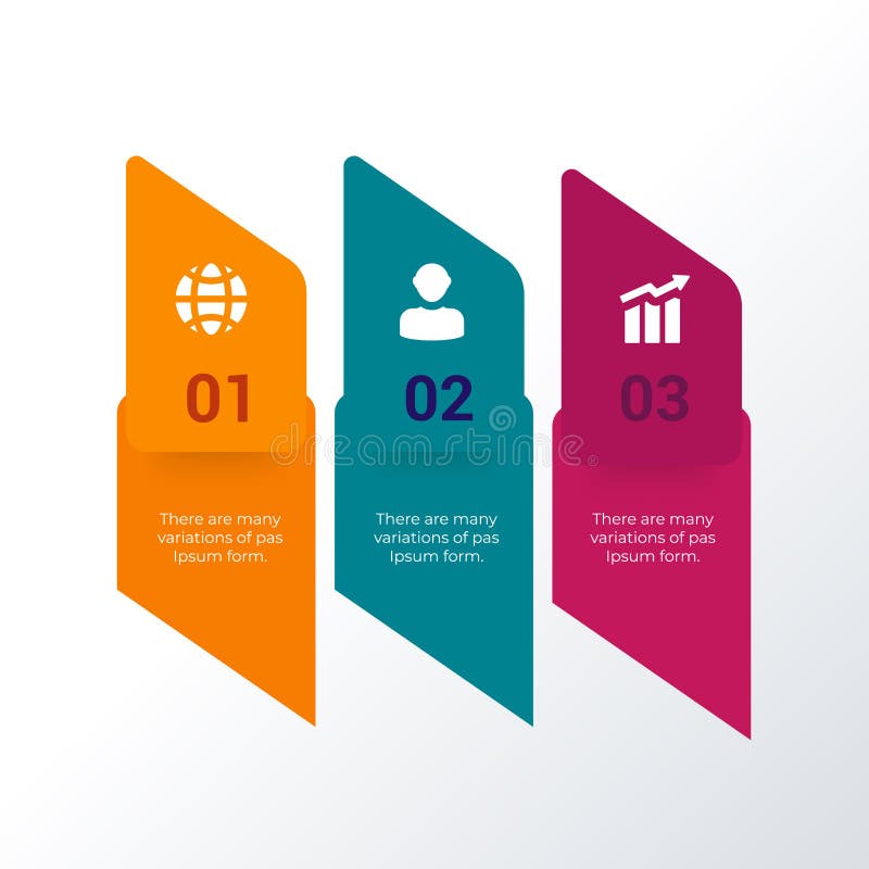 Vertical Infographic Template Design. Business Concept Infograph with 4 ...