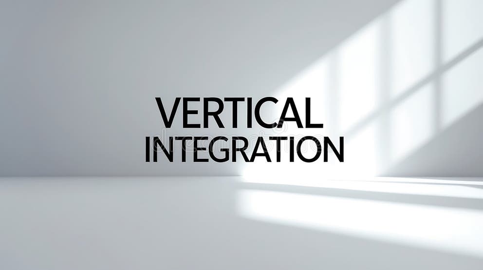 Vertical Integration Strategy in a Modern Business Environment Stock ...
