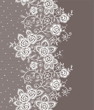 Vertical Lace Seamless Pattern. Stock Vector - Illustration of nature ...