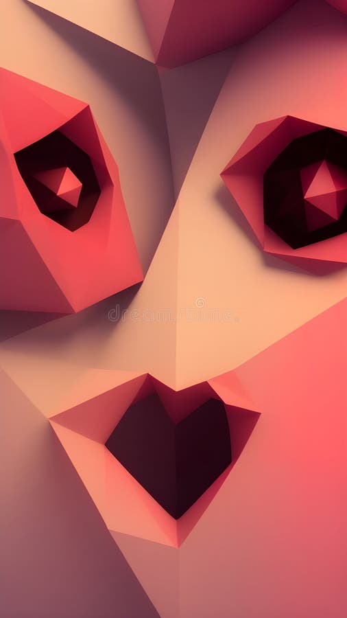 Vertical Layout for Valentine S Day. Greeting Card Template Stock ...