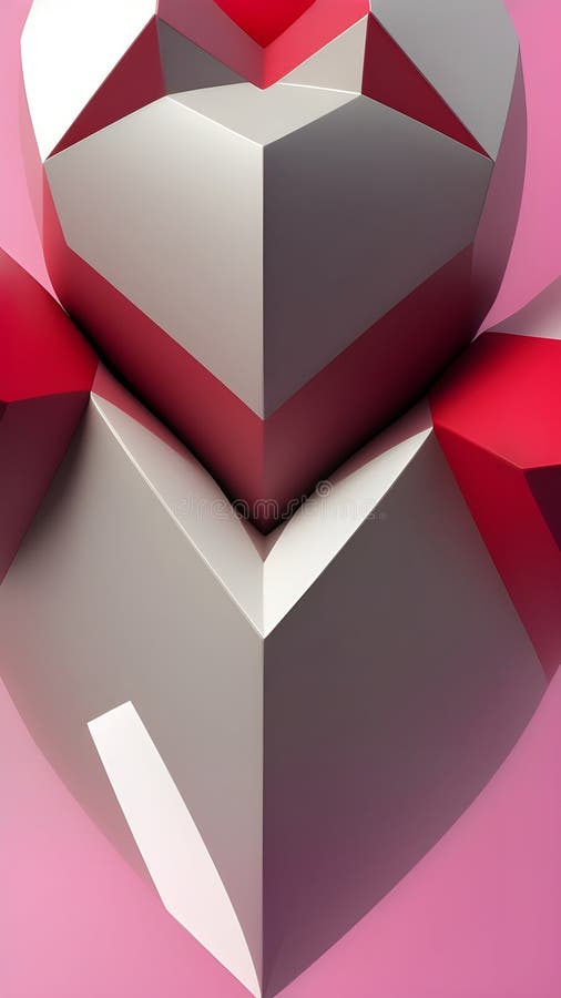 Vertical Layout for Valentine S Day. Greeting Card Template Stock ...
