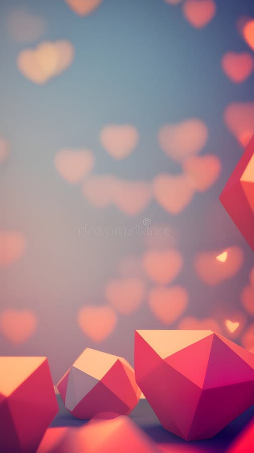 Vertical Layout for Valentine S Day. Greeting Card Template Stock ...