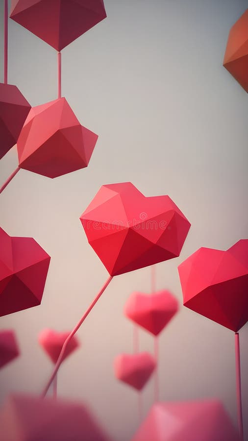 Vertical Layout for Valentine S Day. Greeting Card Template Stock ...