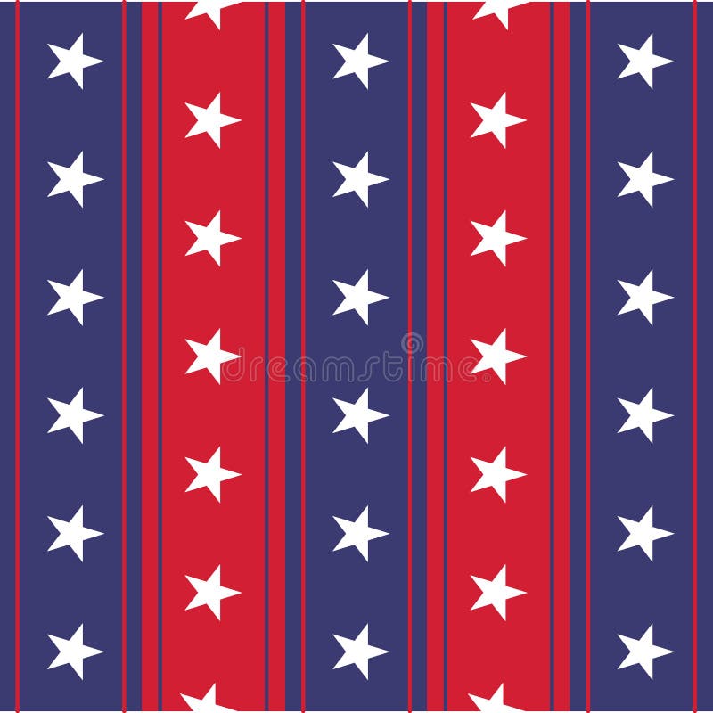 Vertical Line and Stars Design. Vector Illustration Decorative Design ...